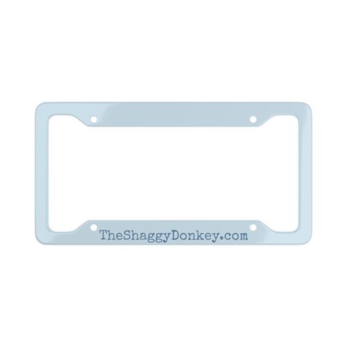 License Plate Frame – The Shaggy Donkey